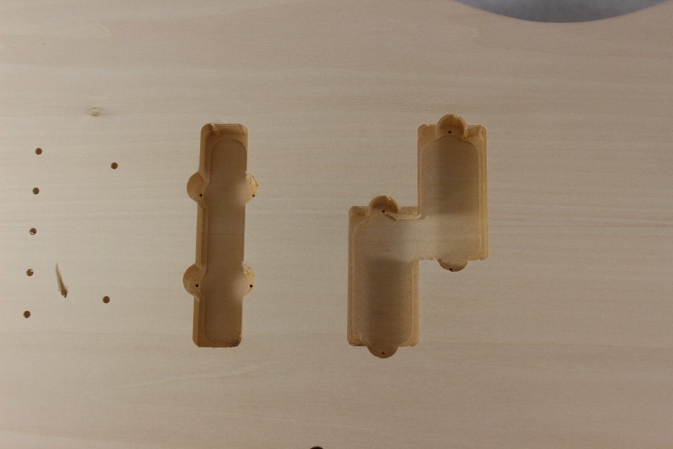 Unfinished Basswood Fireman P/J bass guitar body - fits fender necks ...