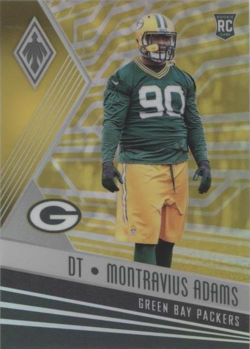 2017 Panini Phoenix - Rookies Montravius Adams #188 Yellow /75 (RC) for ...