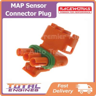 Raceworks MAP Sensor Connector Plug fits Volvo V40 2.0L 4Cyl B 4204 S2 ...