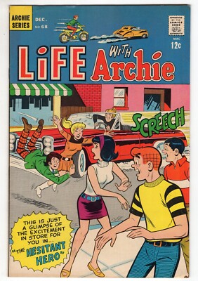 LIFE with ARCHIE #68 Dec 1967 The Hesitant Hero C/S Silver Age Comic | eBay