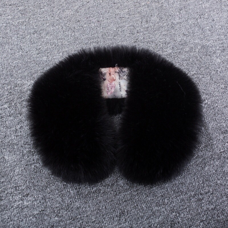 Women Faux Fur Collar Fluffy Scarf Neck Soft Warmer Shawl Wrap Stole ...