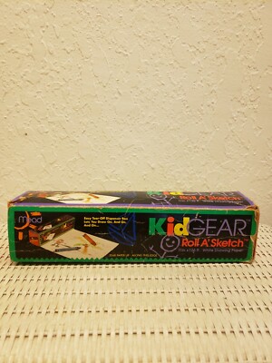 MEAD KID GEAR ROLL-A-SKETCH WHITE DRAWING PAPER EUC | eBay