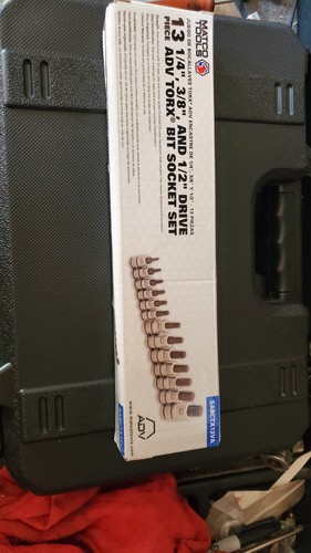 NEW MATCO TOOLS 13Pc Adv Torx Bit Socket Set (1/4", 3/8", 1/2" DR ...