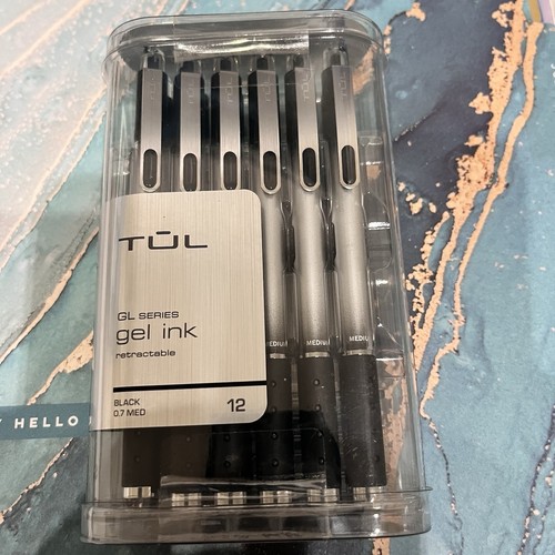 12pk TUL GL Series Gel Ink Retractable Needle Point Pens Medium 0.7mm ...