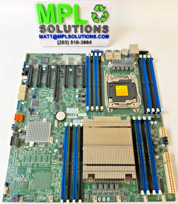 Supermicro X10DRH-iT Dual Xeon LGA 2011-3 +1 E5-2620v4 CPU X99 E-ATX ...