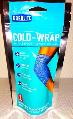 Coralite Cold - Wrap Muscle & Joint Elastic Bandage Lot of 1 to 6 ( 1x4 ...