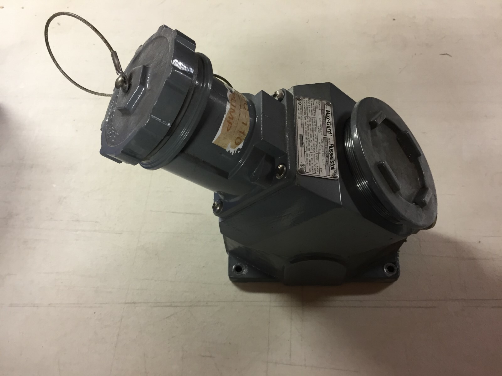 Russell Stohl Explosion Proof Receptacle 30 amp/ 3 PH / 480 Volt Cat ...