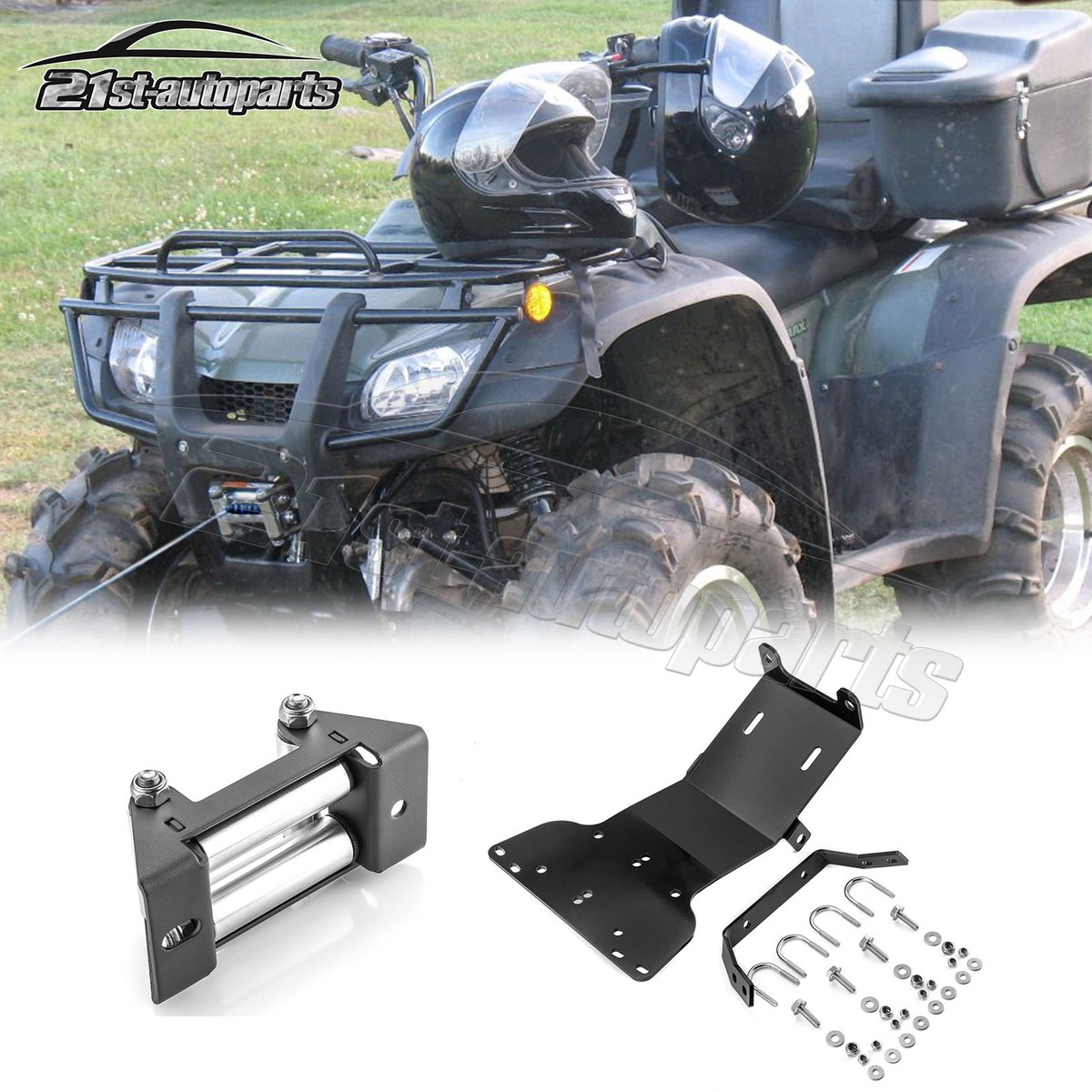 Honda Atv Winch Mounting Plate Honda Pioneer 500 Winch Mounting Plate