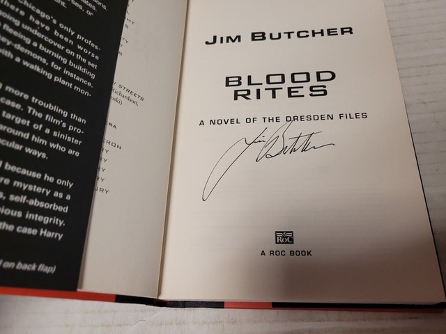 The Dresden Files Ser.: Blood Rites by Jim Butcher (2010, Hardcover ...