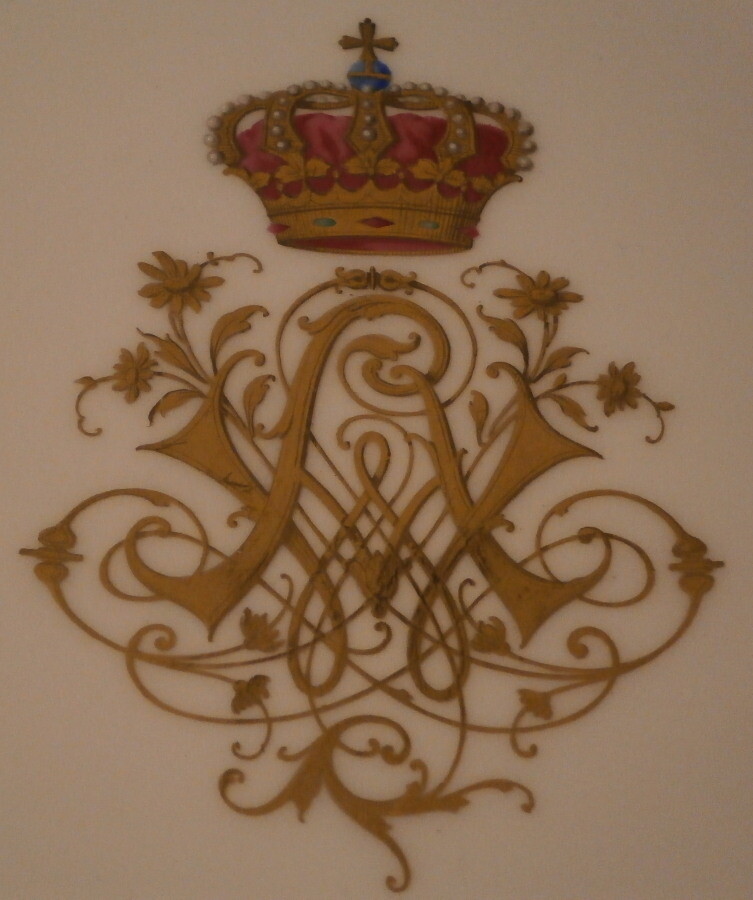 Antique 20thC KPM Berlin Porcelain Plate Royal Monogram Porzellan ...