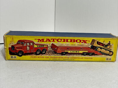 Matchbox K-8 Tractor and Transporter | eBay