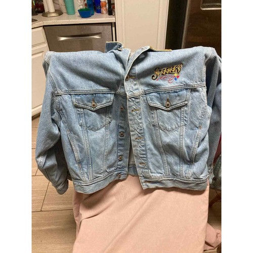 Vintage 90s NFL Branded Pittsburgh Steelers Denim Jacket Size L | eBay