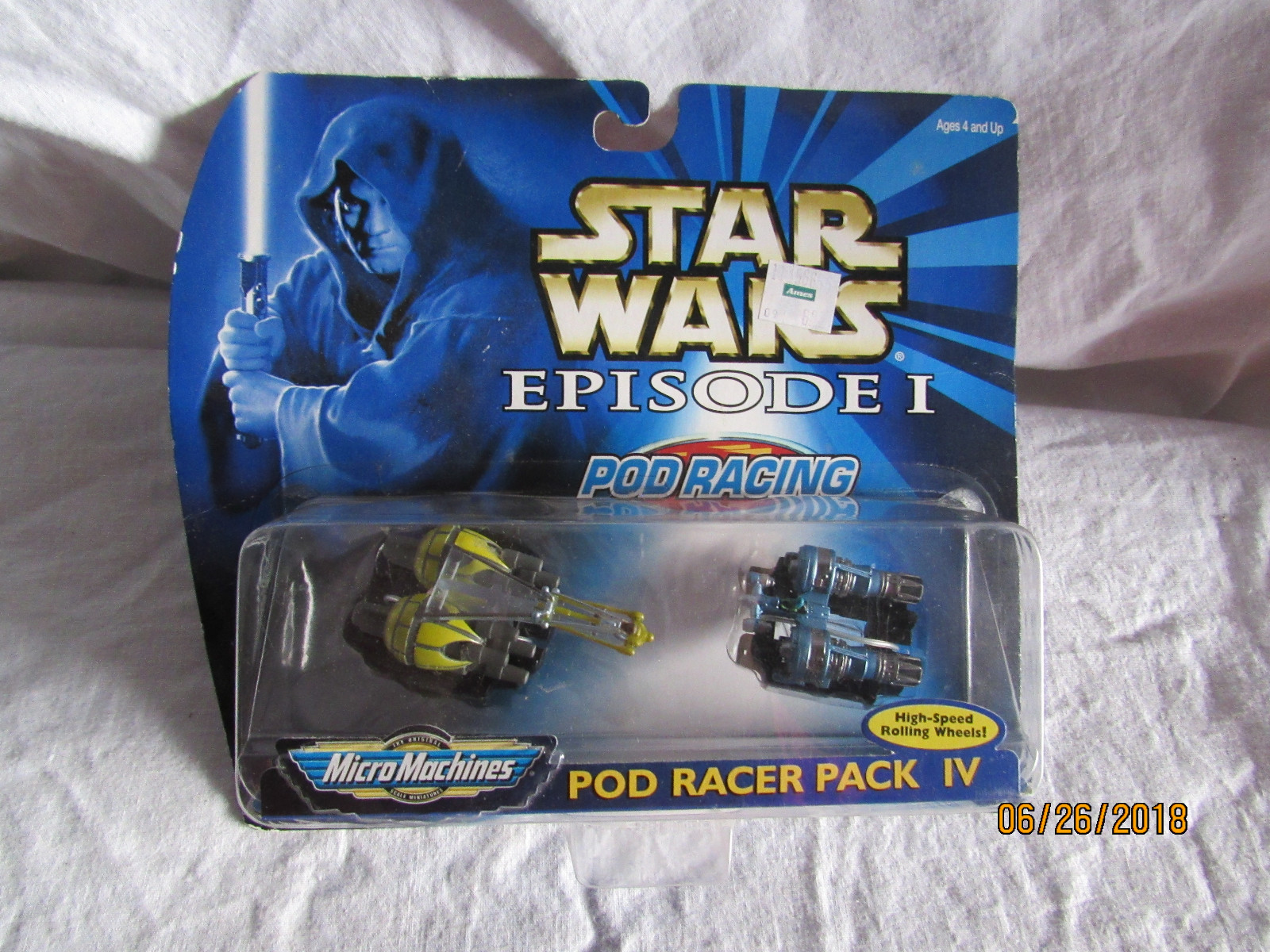 Star Wars Episode 1 Pod Racing Racer Pack IV NIB Micro Machines 1998 ...