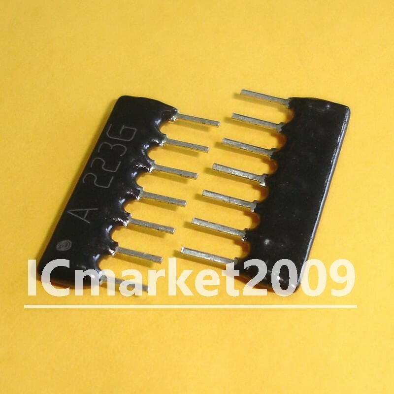 50 PCS A07-223G A 223G 22K ohm 22KR 6 Commoned Resistor Network Array 7 ...