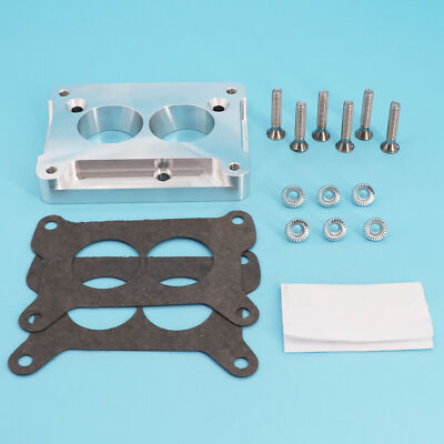 Carburetor manifold adapter for Holley 2-barrel 350 500 4412 cfm chevy ...