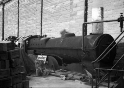 PHOTO LNER LOCO 62685 ON STATIONARY BOILER DUTIES AT THE CALEDONIAN ...
