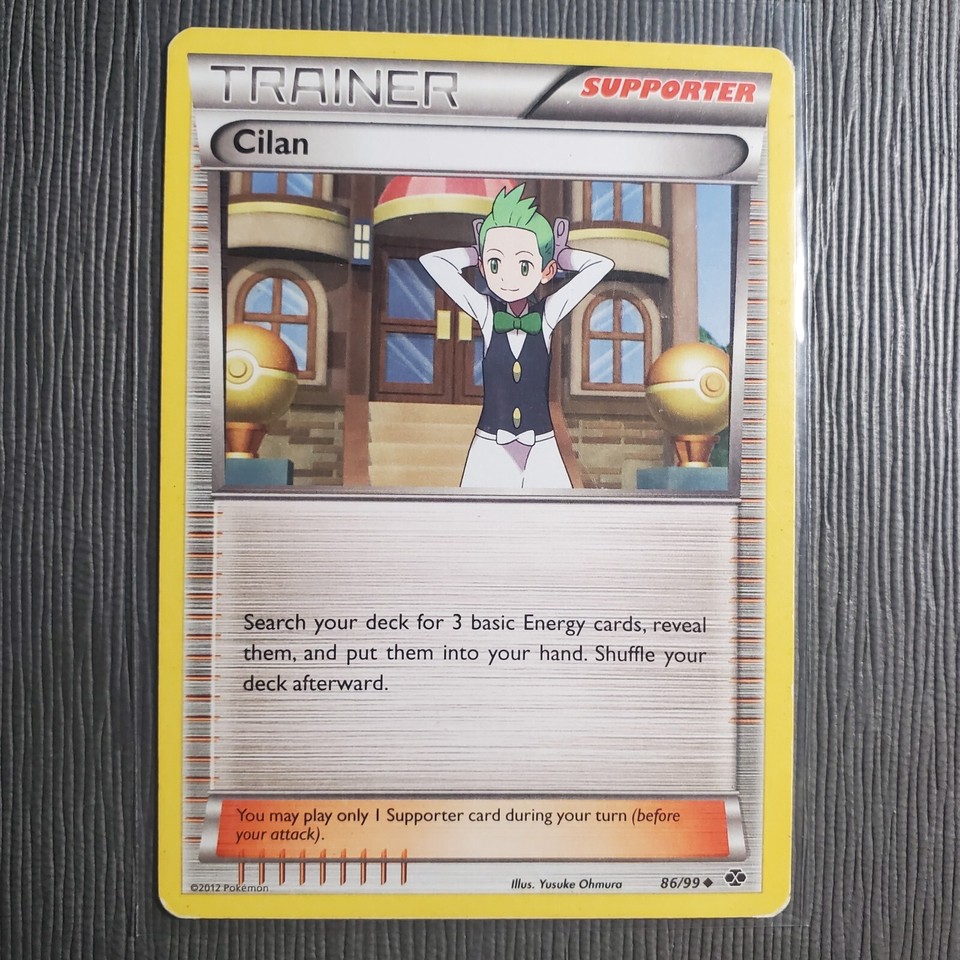 Pokemon TCG Cilan #86 Pokemon Next Destinies Trainer Uncommon 2012 HP ...