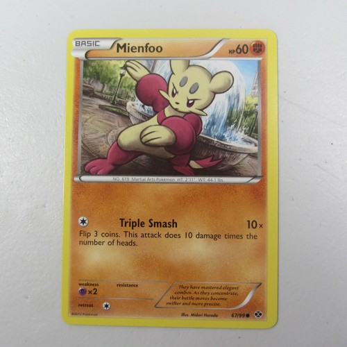 Mienfoo Pokémon Card 67/99 | eBay