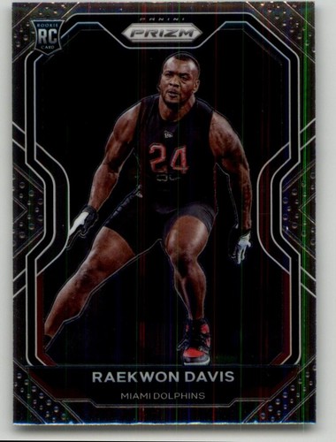 2020 Panini Prizm Raekwon Davis Rookie #341 RC Miami Dolphins | eBay