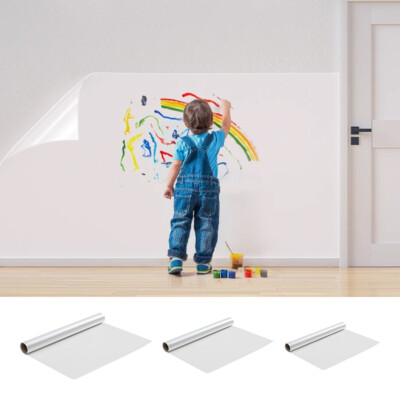 10m Electrostatic Wall Sticker Clear Covering Film Waterproof Oil-proof ...