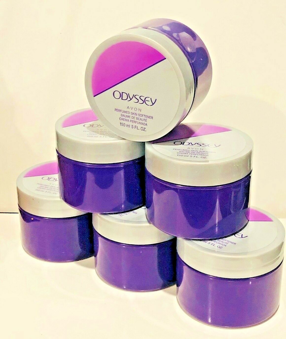 AVON PERFUMED SKIN SOFTENER SET OF 6 5FL. OZ. ODYSSEY DISCONTINUED | eBay