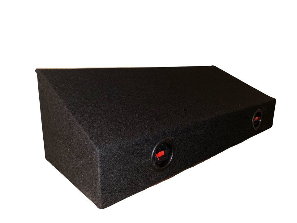 6X9 Dual sealed Wedge 6x9" Speaker Enclosure Box- Black | eBay
