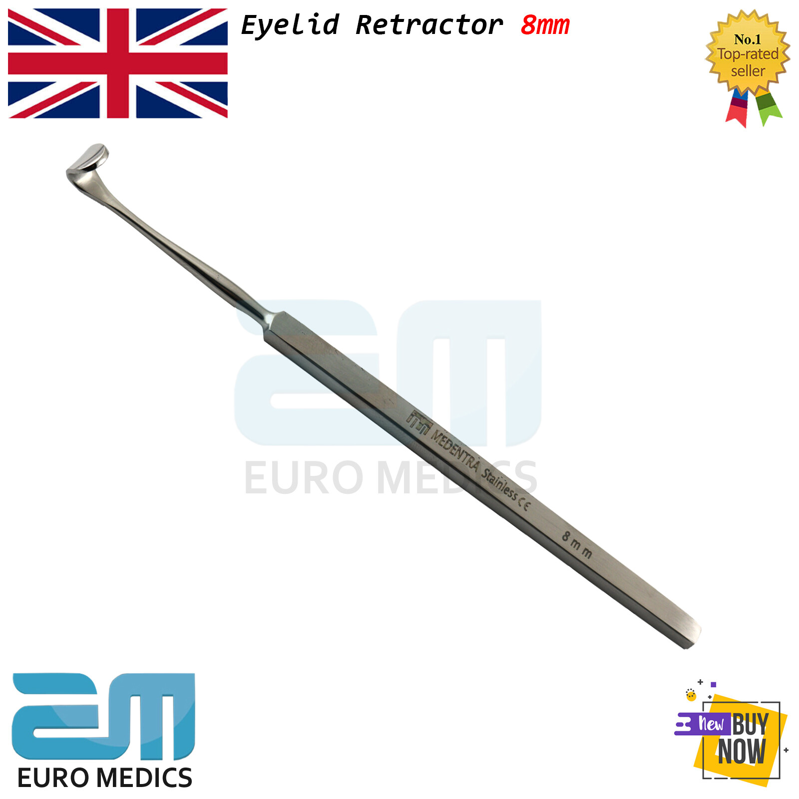 SET OF 5 DESMARRES EYE LID RETRACTOR 5.5" Ophthalmic Surgical ...