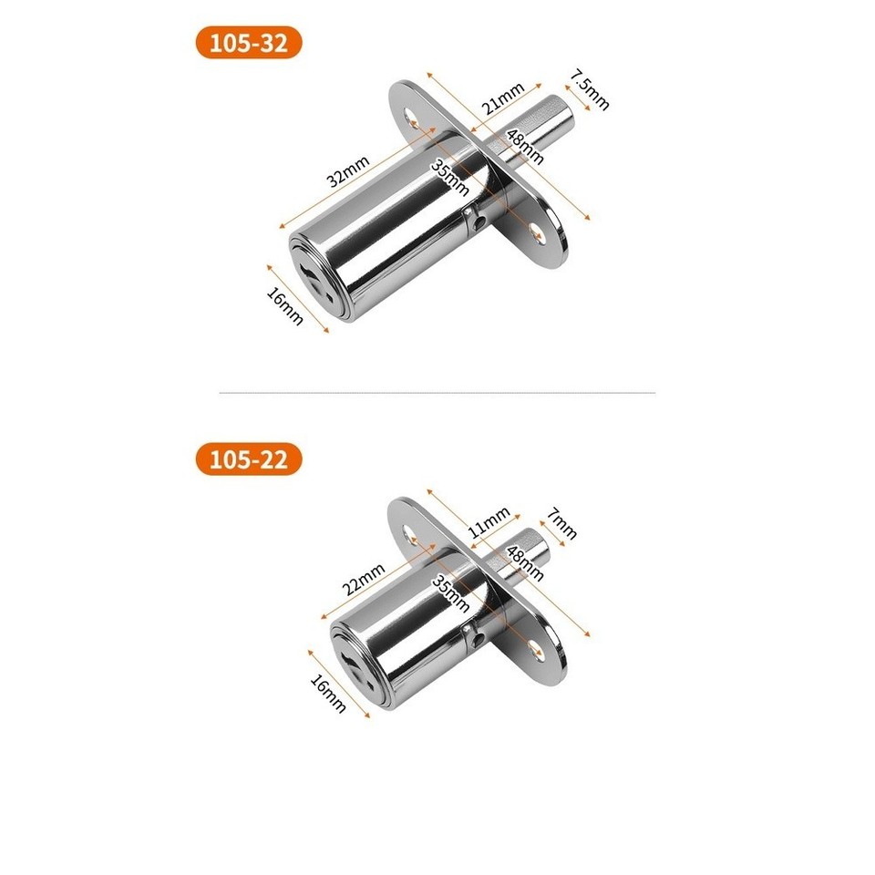 Zinc Alloy Sliding Door Lock for Cabinet Doors with Secure Locking ...