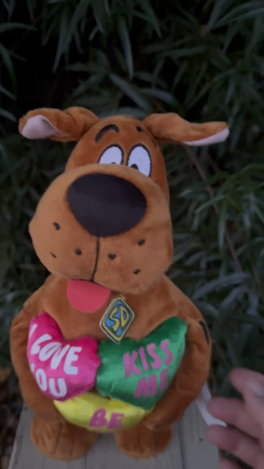 Scooby Doo Animated Valentines Day Plush “Be My Baby” Side Step Singing ...