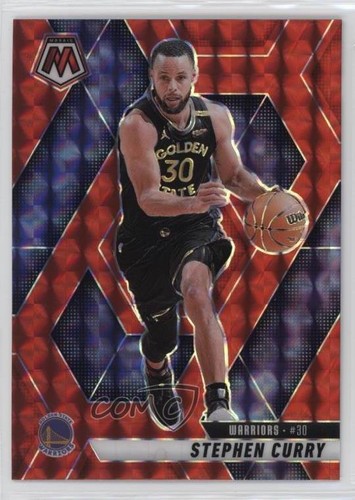 2024-25 Panini Mosaic Red Mosaic Prizm Stephen Curry #163 0x7c | eBay