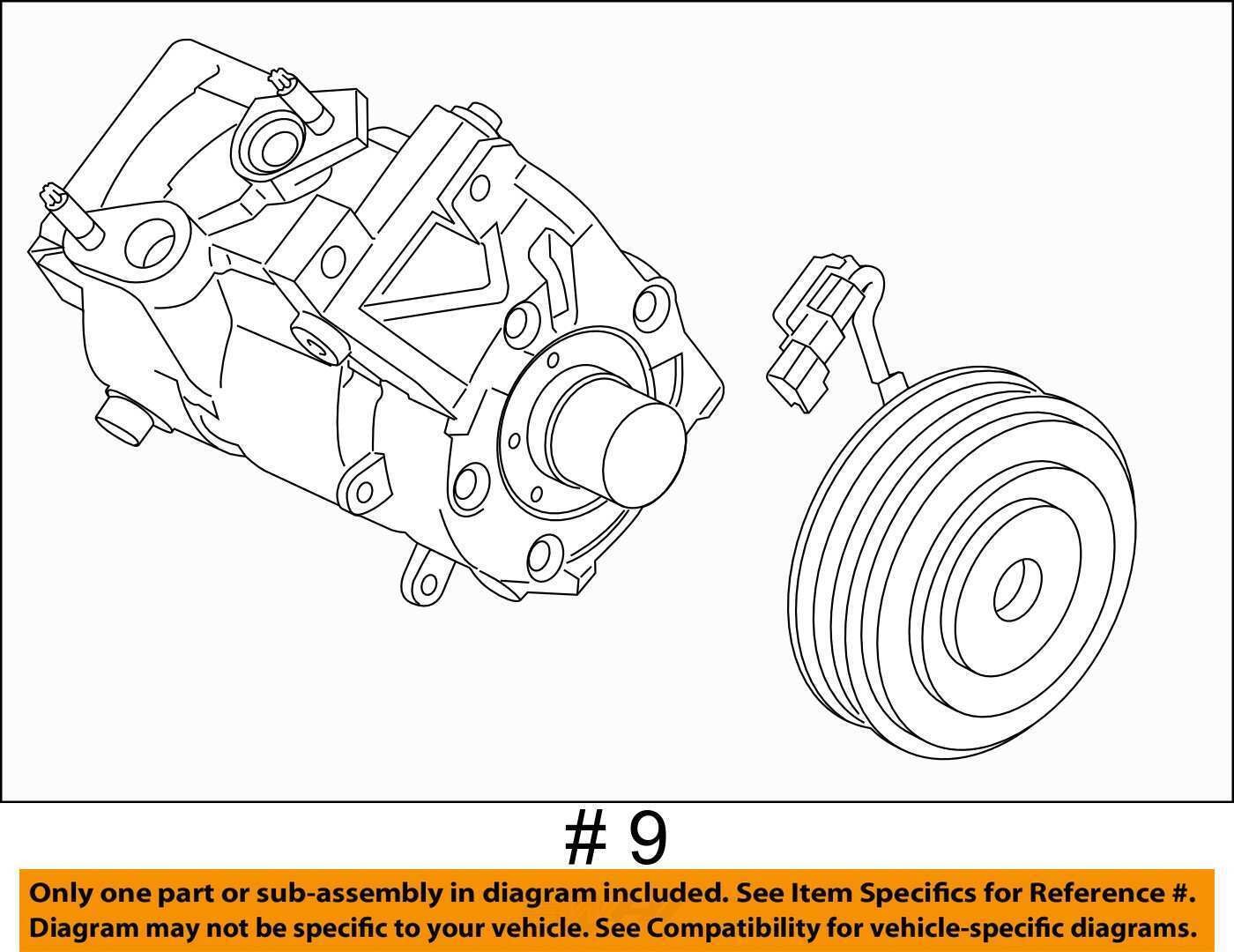2018 Ford F150 Air Conditioning A/C AC Compressor OEM 49K Miles ...