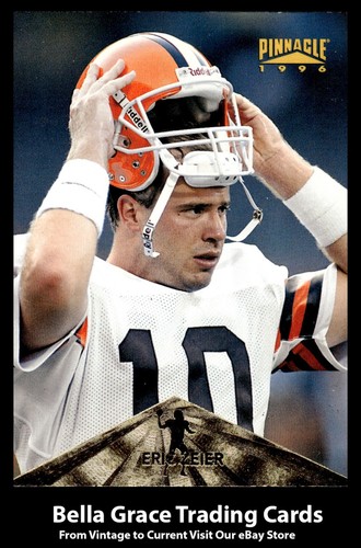 1996 Pinnacle Premium Stock Eric Zeier #55 Baltimore Ravens NFL ...