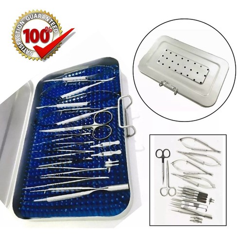 New Basic Hand Surgery Set of Micro Surgical Instruments With Case | eBay