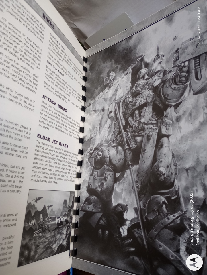 2X 1998 WARHAMMER 40K 40000 RULES BOOKS PB/PAPERBACK WITH SLIPCOVER ...