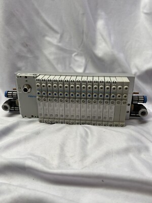 Festo Pneumatic Manifold with 14 valve cards VTUG VAEM-L1-S-16-PT | eBay