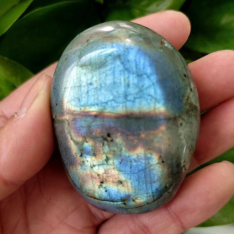 Natural Labradorite Quartz Crystal Polished Tumbled Stone Specimen ...