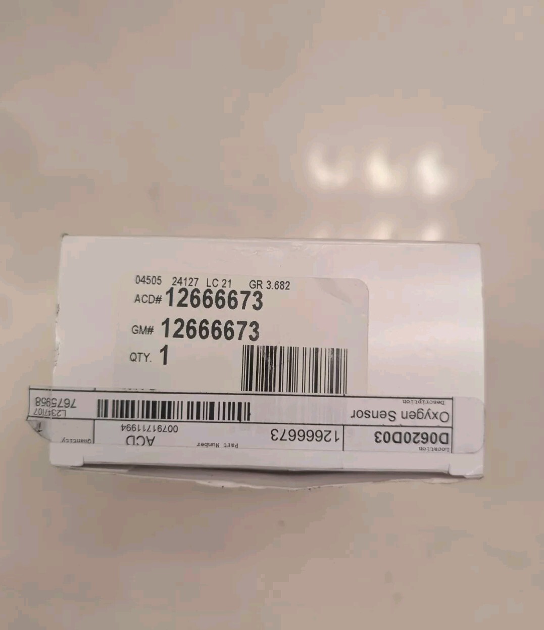 Genuine GM Heated Oxygen Sensor 12666673 | eBay