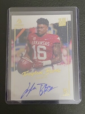 2022 Luminance Year One SP Photo Variation Treylon Burks On Card Auto ...