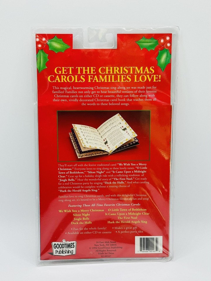Christmas Carols Sing-A-Long Book! Audio Cassette 746466001679| eBay