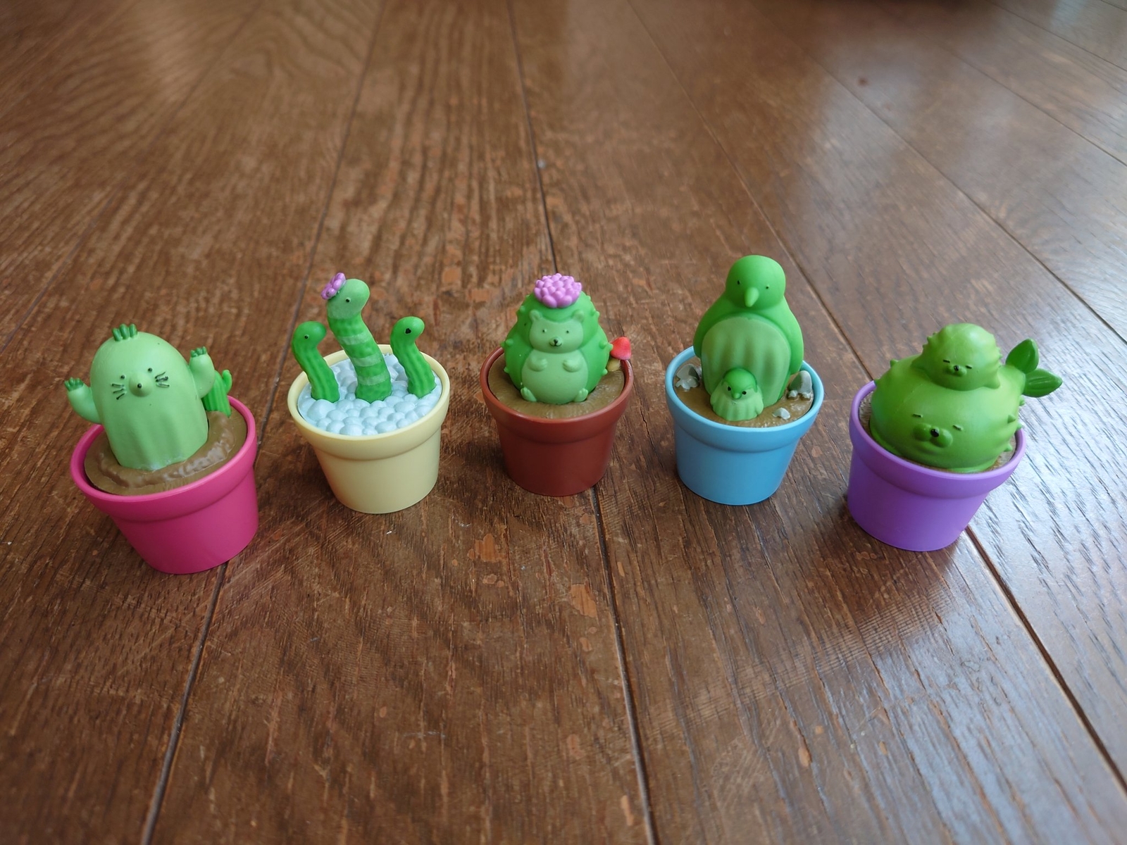 🌵🦔 Cactus Zoo Animals Cute Mini Figures Yell Gachapon (Complete) | eBay