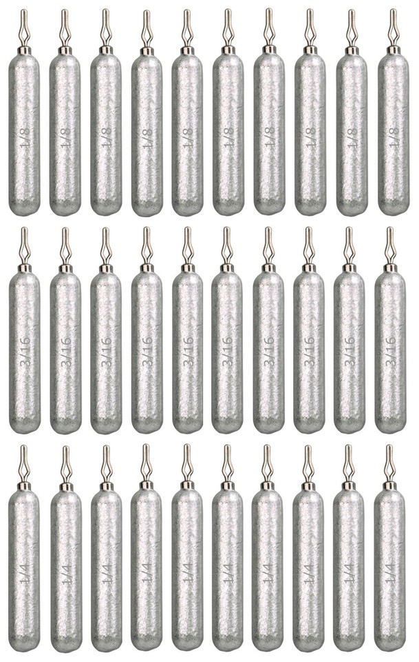 Reaction Tackle Bulk- Skinny Lead Drop Shot Weights and Sinkers | eBay