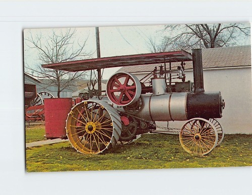 Postcard Russell Steam Traction Engine Pioneer Village Minden Nebraska ...