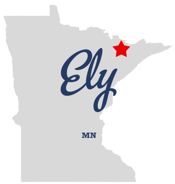 Ely MN Minnesota Double Header Keychain with "Ely MN" Bottle Opener ...