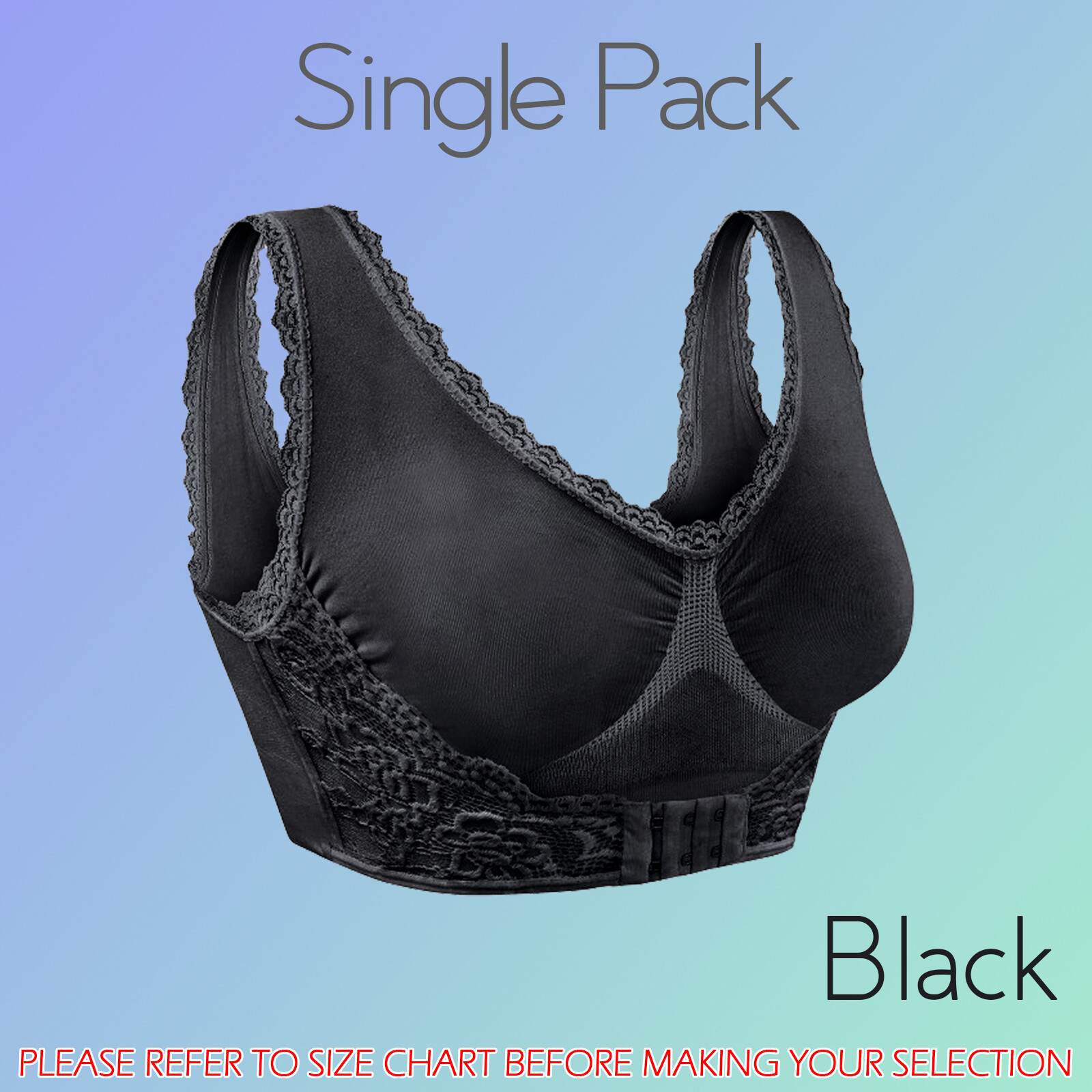 Womens Front Criss Cross Sports Bras Side Adjustable Wireless Lace Bra ...