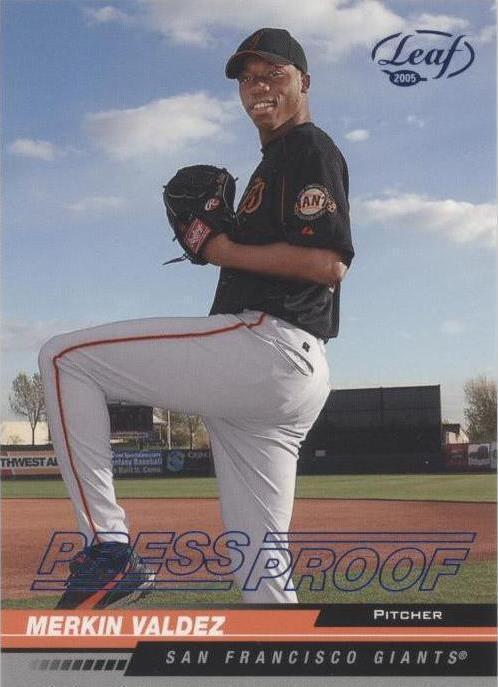 2005 Leaf - Merkin Valdez #172 Press Proof Blue /75 for sale online | eBay