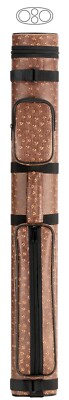 McDermott 2x2 Brown Oval Hard Pool Cue Case | eBay