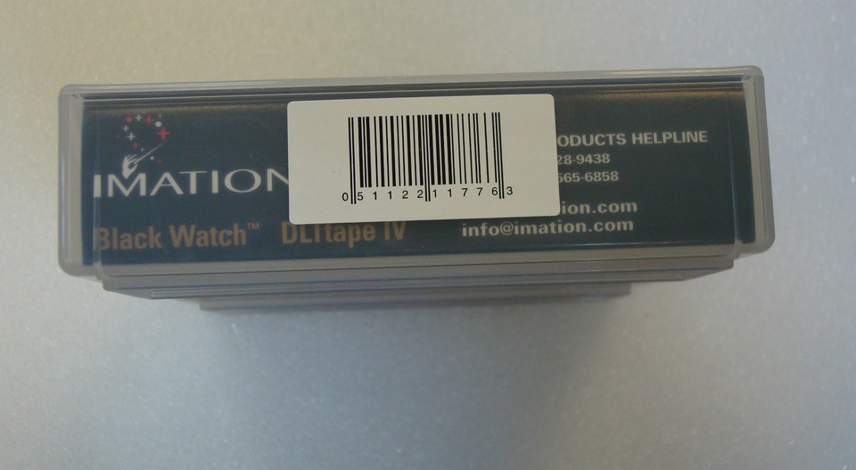 Imation DLTtape IV black watch 80GB/40GB, 1/2" Pack of 7 data tapes ...