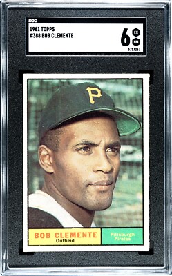 1961 Topps ROBERTO CLEMENTE Pittsburgh Pirates #388 SGC 6 EX/NM ...