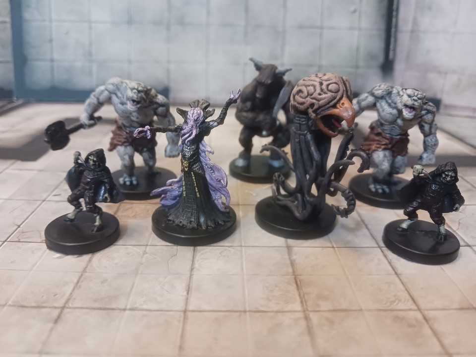 Dungeons and Dragons DnD Miniature Mini Lot: Underdark Lot B ...