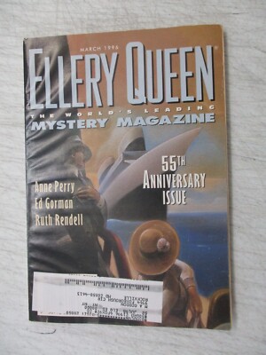 ELLERY QUEEN MYSTERY MAGAZINE MARCH 1996 ANNE PERRY ED GORMAN RUTH ...